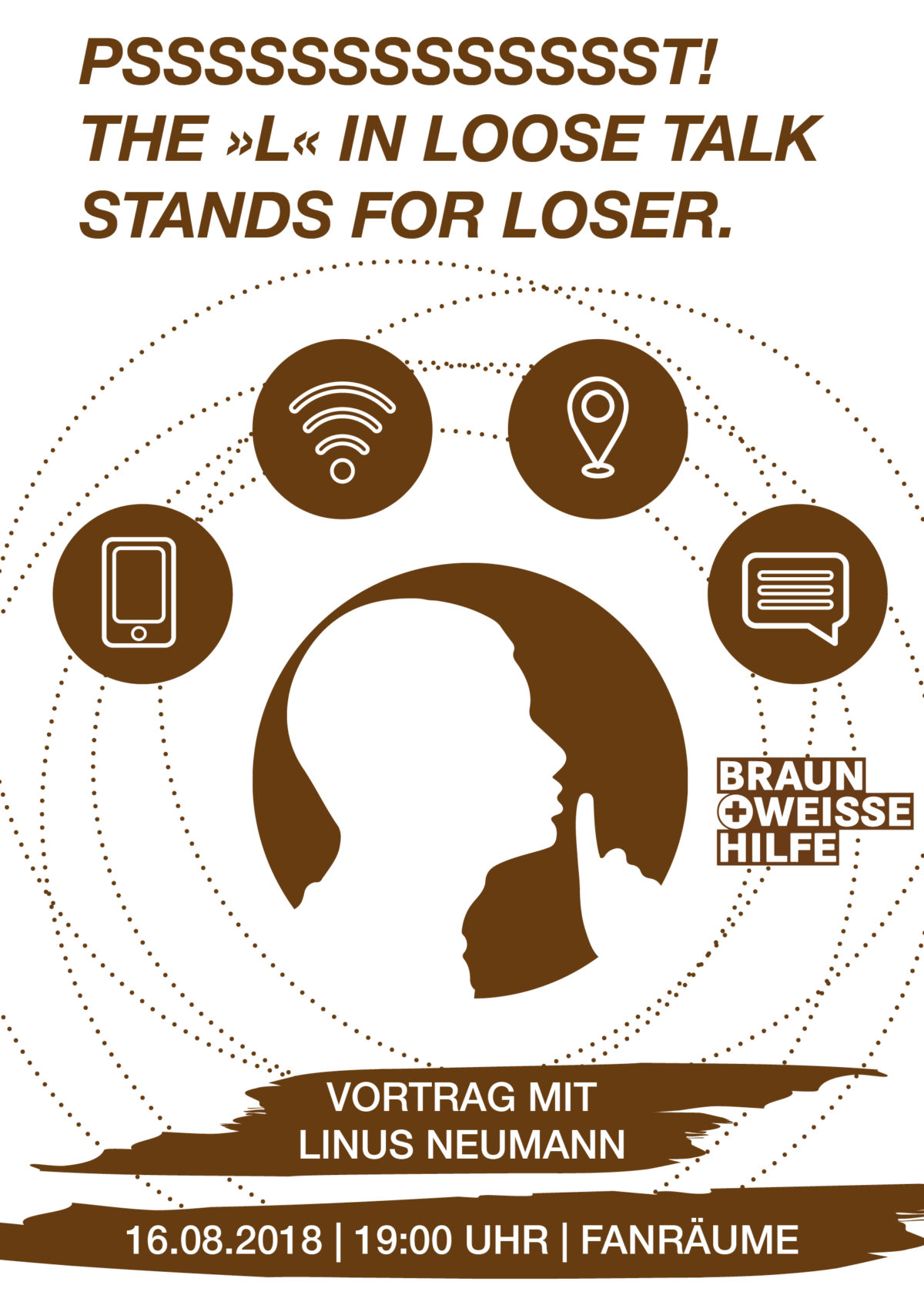 Psssssst! – The »L« in Loose Talk stands for Loser 16.08.2018 – Braun ...